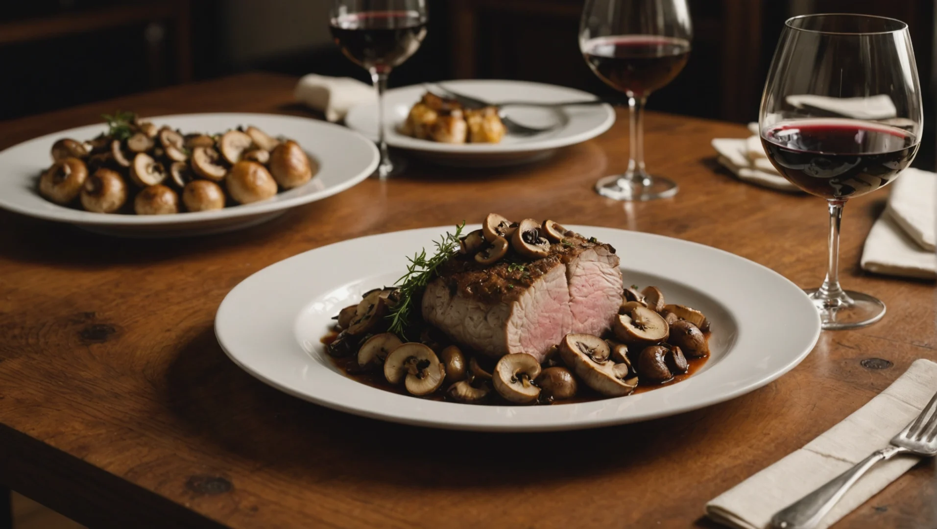 Choisir le vin parfait pour un veau aux champignons